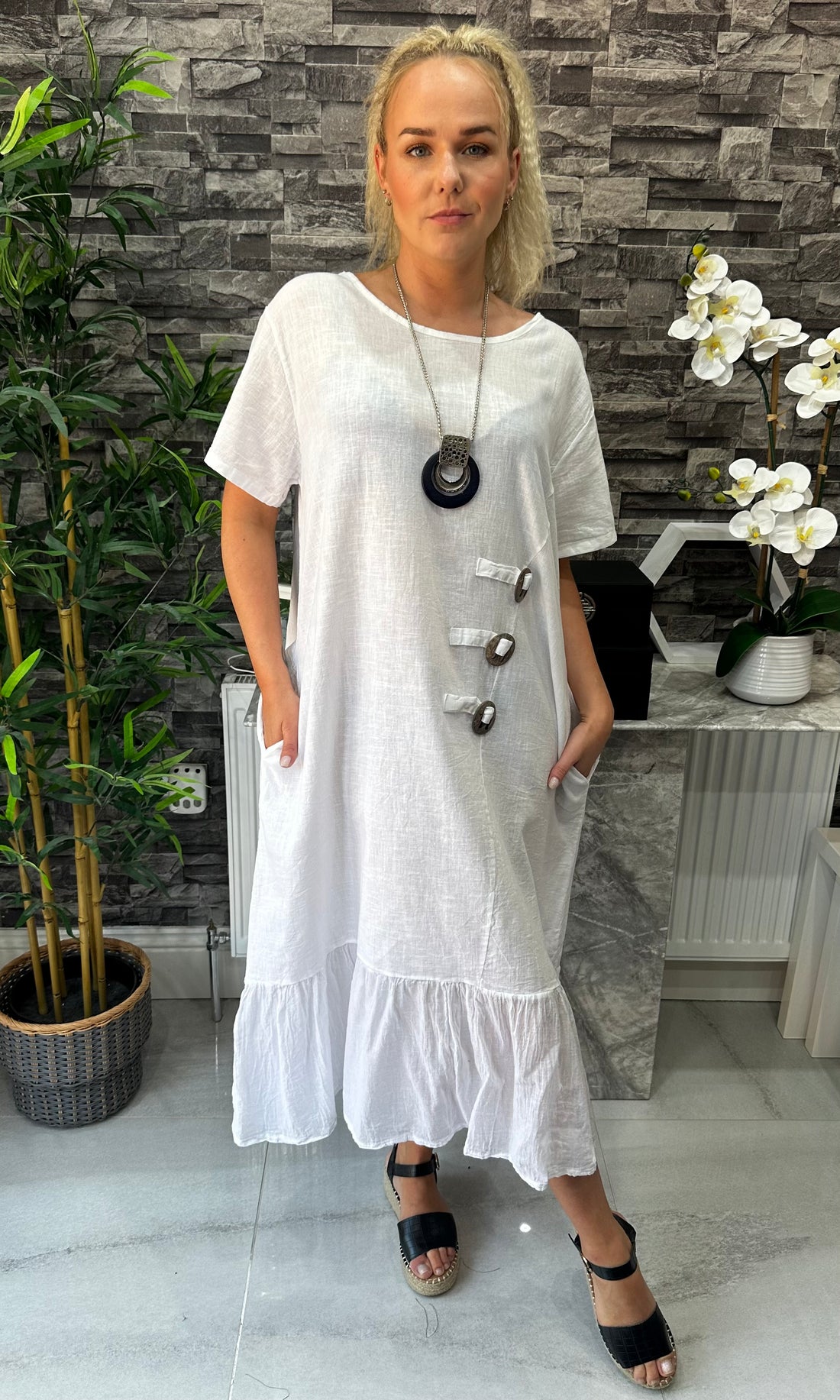 Made In Italy Linen Dresses | Lagenlook Dresses | Moda Mistress